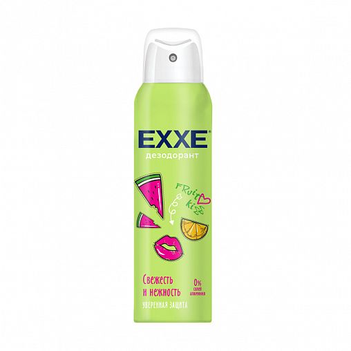 Дезодорант спрей EXXE Fruit kiss Свежесть и нежность, 150 мл цена ...