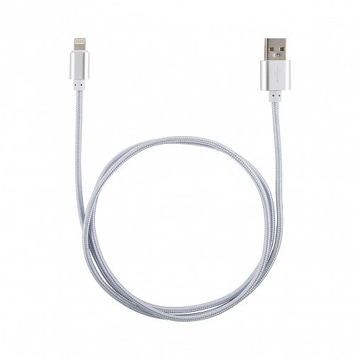 Кабель Energy ET-01, USB - Lightning, 1 м, серебро цена - купить в ...