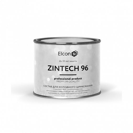 Состав для холодного цинкования Elcon Zintech 96, 1 кг, серый цена ...