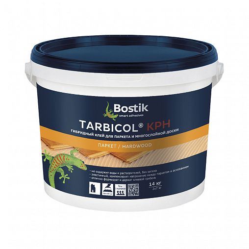 Клей для паркета Bostik Tarbicol KPH однокомпонентный, гибридный, 14 кг ...