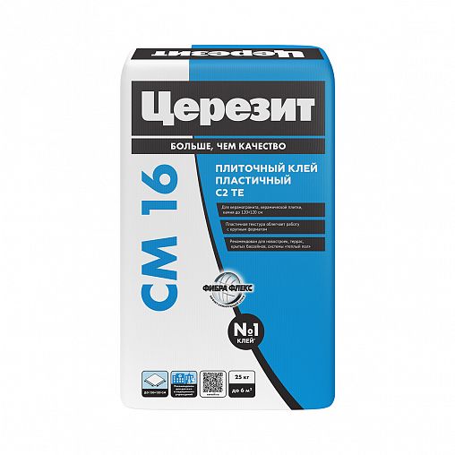 Клей для плитки Церезит (Ceresit) CM 16, эластичный, 25 кг цена ...