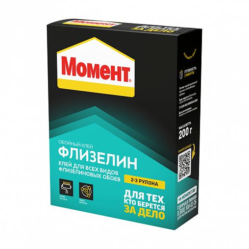 Клей для флизелиновых обоев Момент Флизелин 3000293, 200 г цена ...