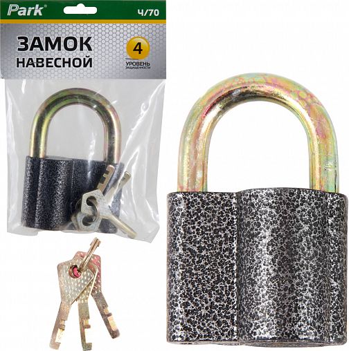 Замок навесной Park Ч/60 цена - купить в интернет-магазине